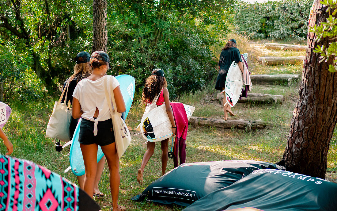 Surfcamp Seignosse Estagnots buchen | PURE Surfcamps
