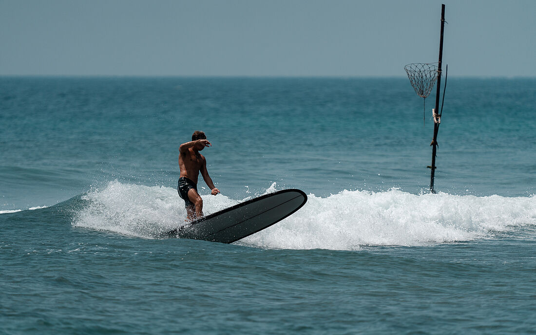 The Beachfront Surf Camp Sri Lanka is perfect for a surfing holiday.